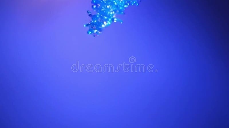 Endless Loop of Blue Glitter Particles in Soft Light Stock Video ...
