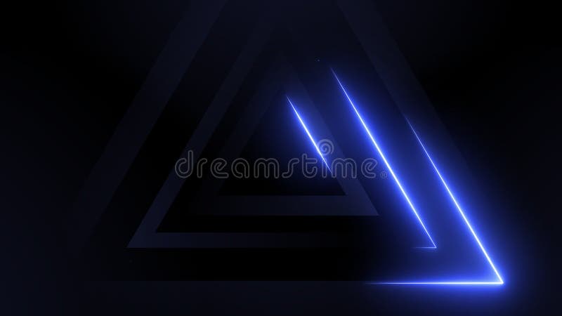 Epic Triangle Lights Background Animation Infinity Loop - Endless ...