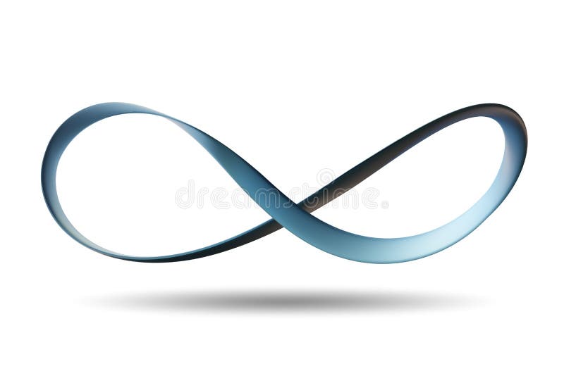 Endless Loop Shape - 3d Rendering Stock Illustration - Illustration of ...