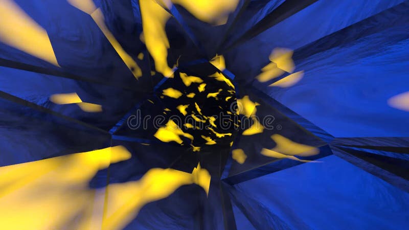 Endless Looping Spiral Clock with Minute and Hour Hands, Abstract Time ...