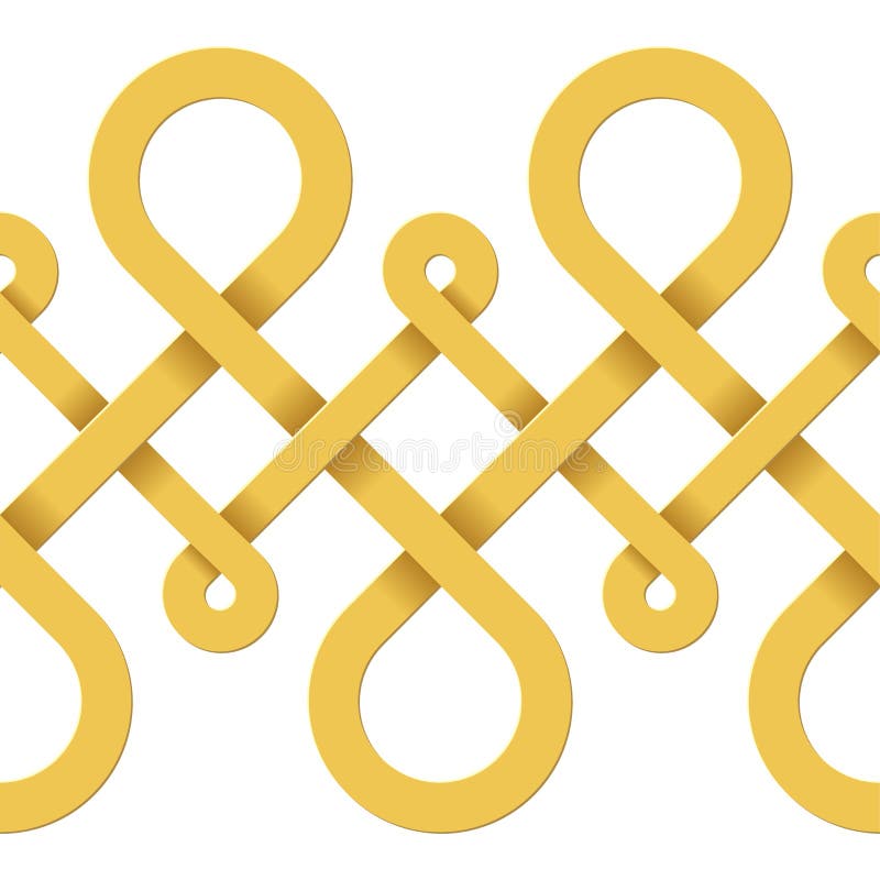 Endless Loops Abstract Background Stock Vector - Illustration of ...