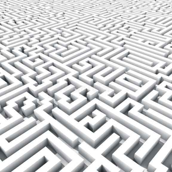 White Blank Maze Stock Illustrations – 503 White Blank Maze Stock ...