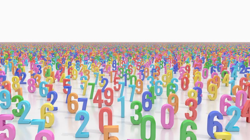 Endless Mathematical Texture With Geometrical Figures, Plots And ...