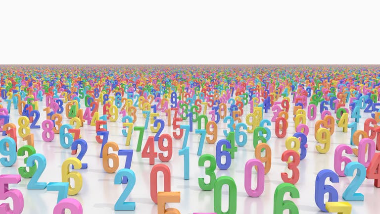 Colored Numbers Stock Illustrations – 12,120 Colored Numbers Stock ...