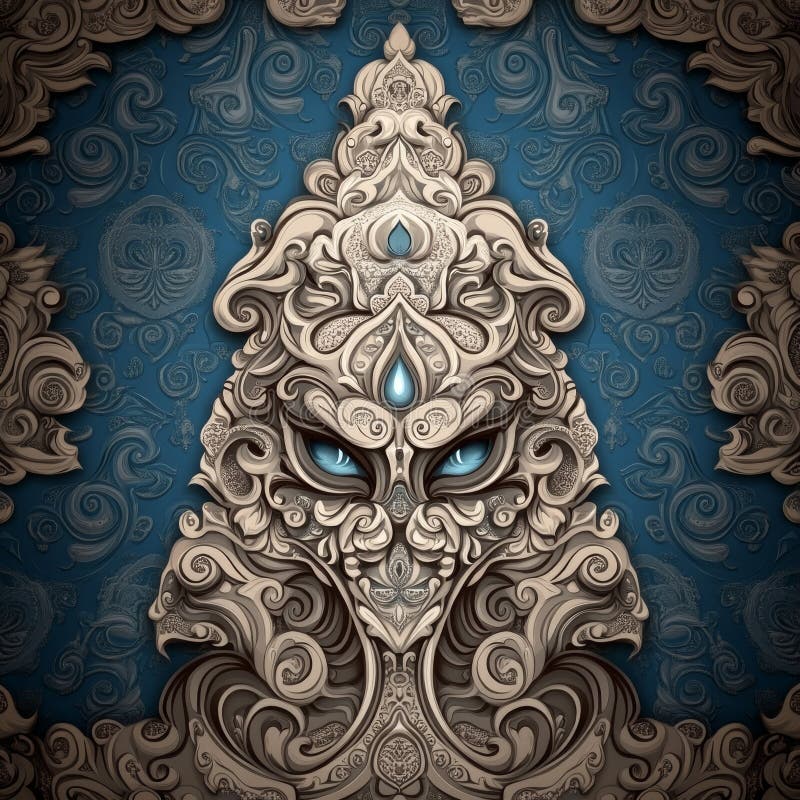 Endless Ornate Floral Pattern, Seamlessly Repeating. Ideal for ...