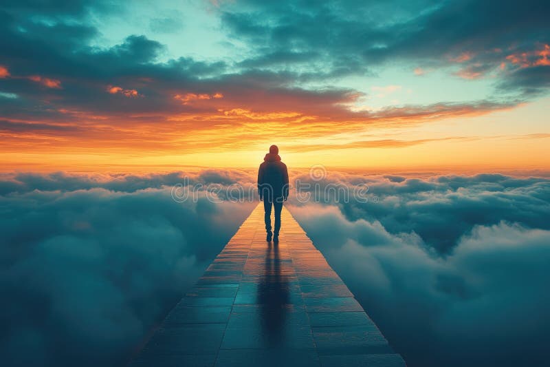 Endless Path: a Symbolic Road Stretching Toward the Horizon ...