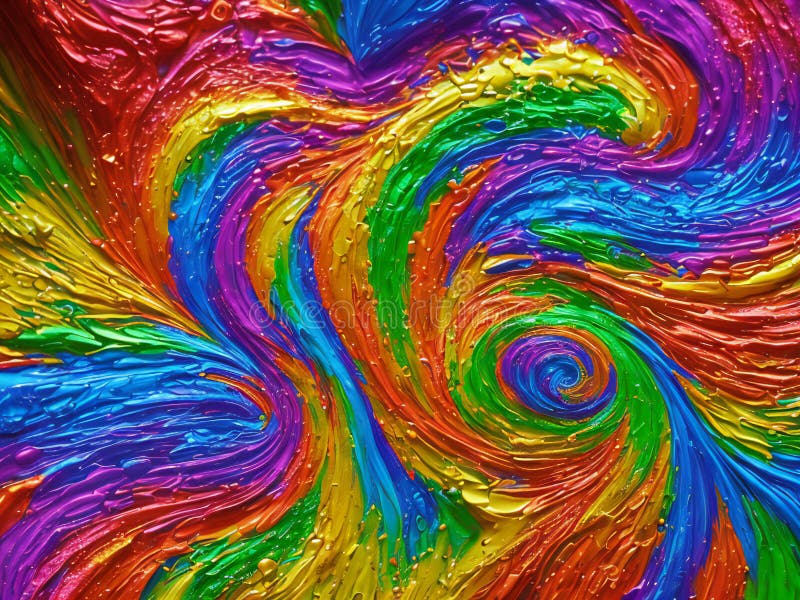 Endless Possibilities in the Form of Colorful Stains, Splashes and ...