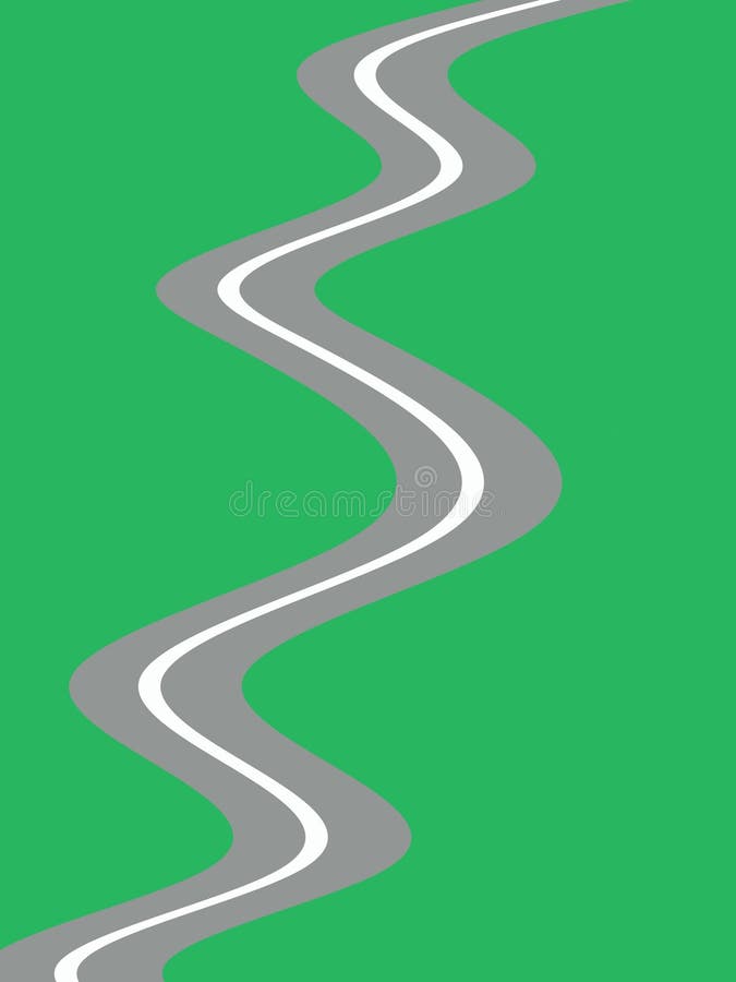 Endless road stock illustration. Illustration of transport - 7763336