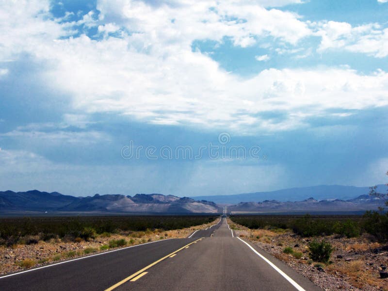Endless road stock image. Image of desolate, deserted - 11532717
