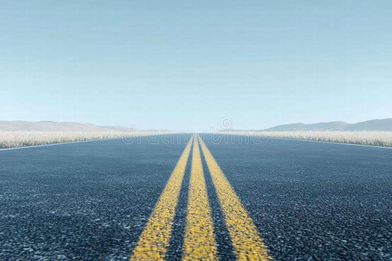 Road to the unknown mist stock image. Image of highland - 53705579