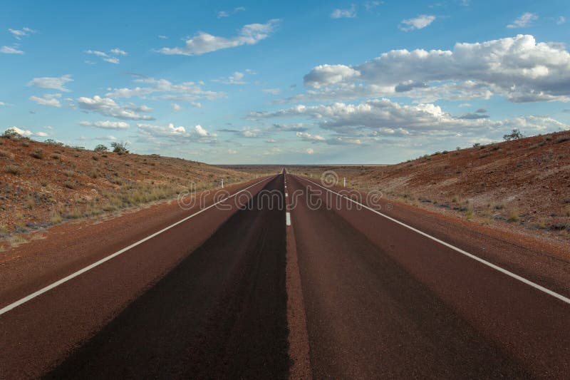 Endless road stock image. Image of deserted, earth, point - 53988547