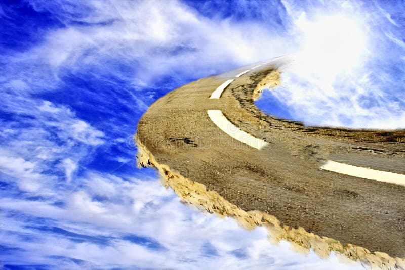 Endless road stock image. Image of desolate, deserted - 11532717