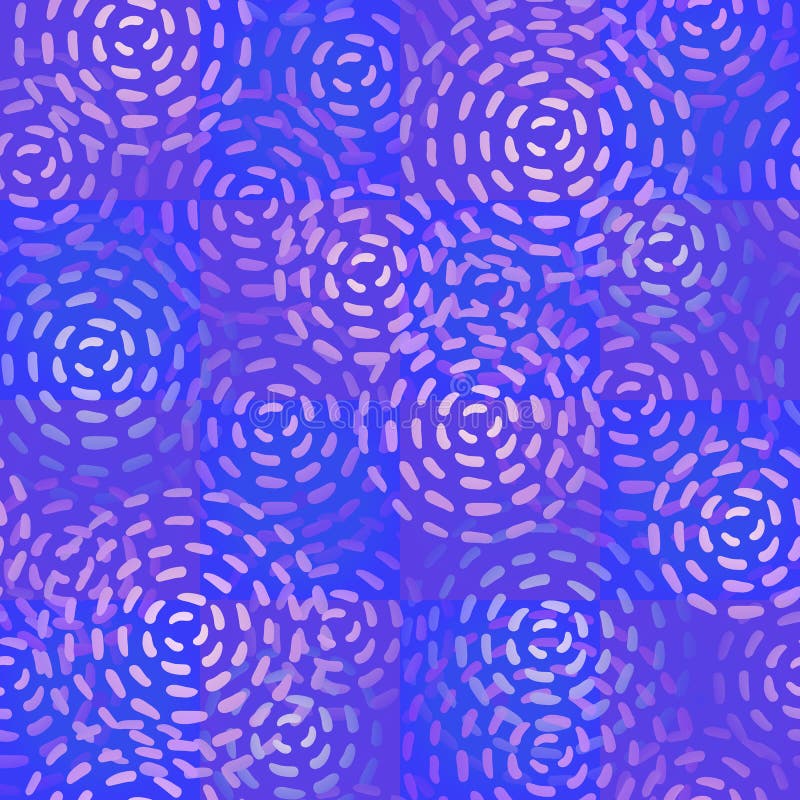 Endless round blue spots. stock vector. Illustration of seamless - 56403584