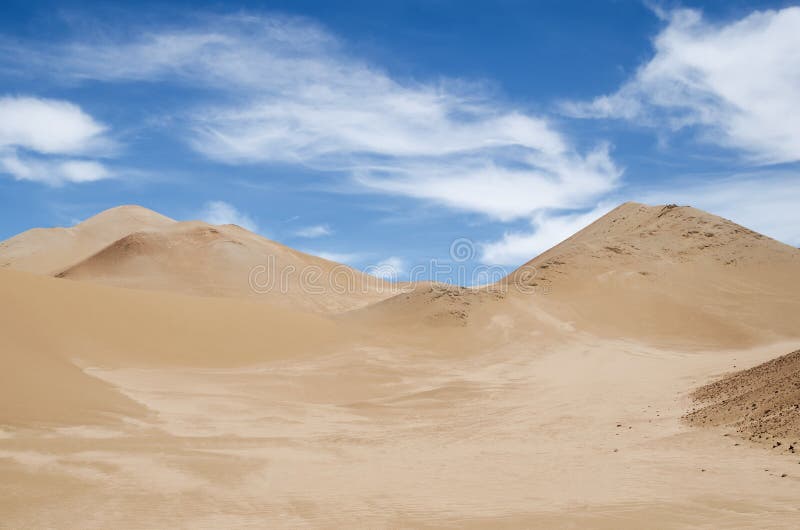 Endless Sand Dunes of the Desert Stock Photo - Image of heat, arid ...