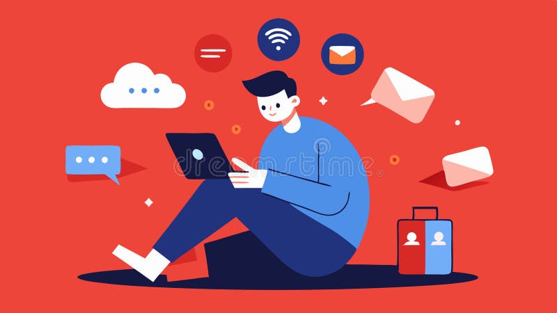 The Endless Scroll an of a Person Endlessly Scrolling on Their Device ...