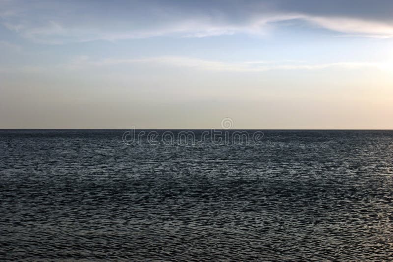 Endless sea stock photo. Image of climate, evening, distant - 322348