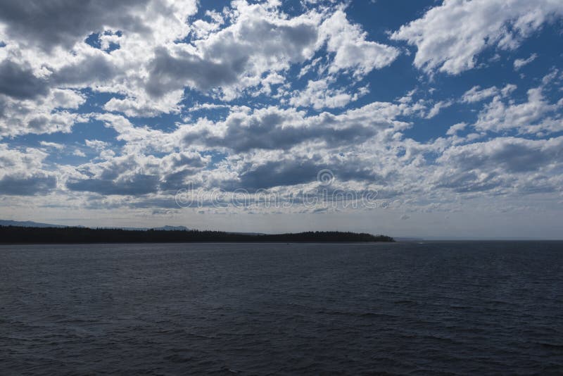 Endless Sea and Sky stock image. Image of northwest, seascape - 71321069