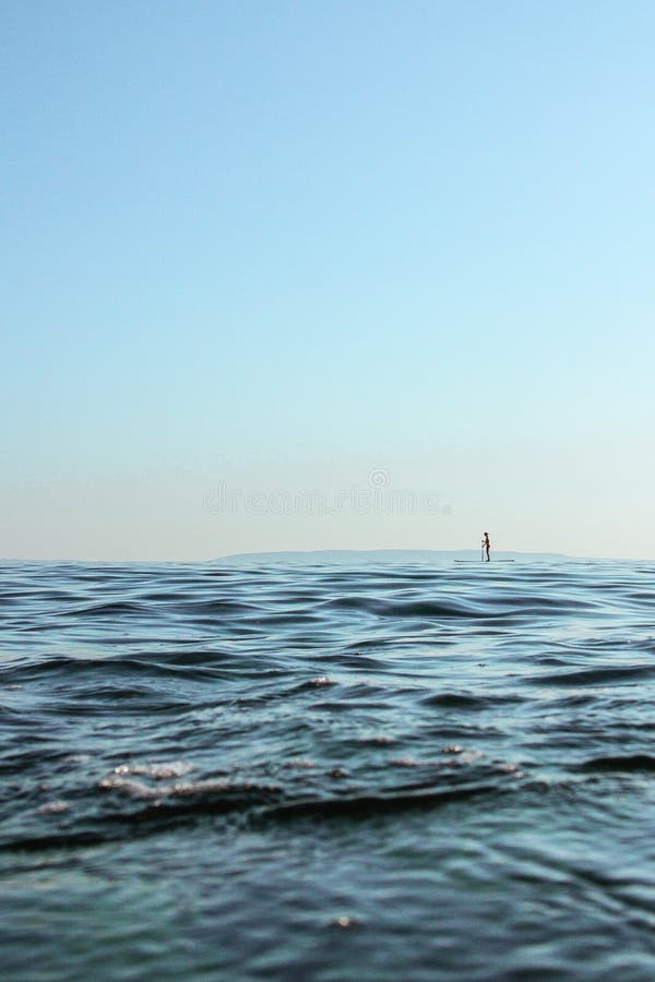 Endless sea stock image. Image of woman, endless, ocean - 98046245