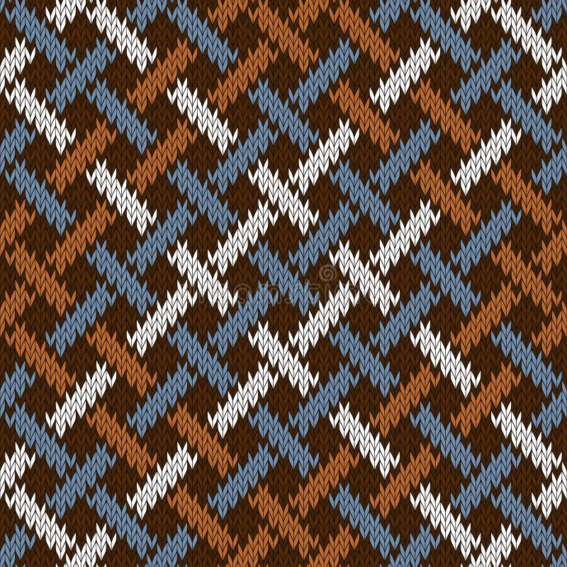 Endless Seamless Knitted Woolen Irish-Saxon Ornament Based on Celtic ...