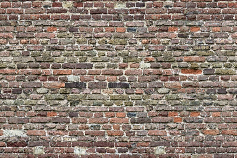 Endless Seamless Pattern of Old Brick Wall Stock Image - Image of solid ...