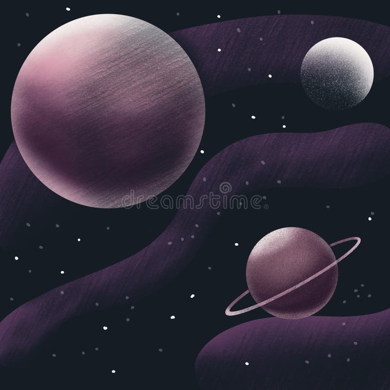 Endless Space. Spaceship Flight through Star Fields in Deep Space. 3D ...