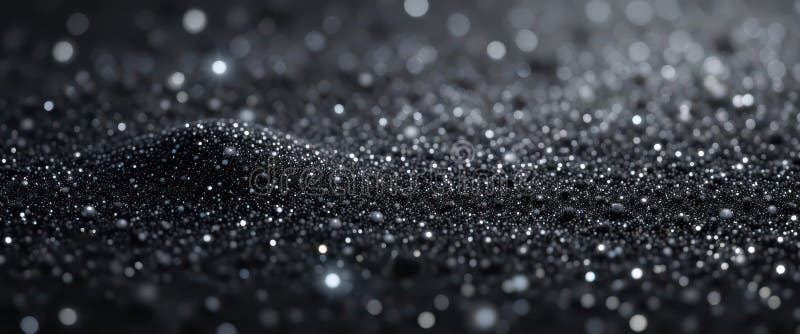 Endless Sparkle a High Resolution Texture of Black Glitter, Perfect for ...