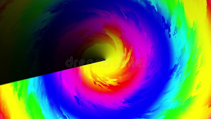 Endless Spinning Round Gradient 4k. Seamless Looping Footage. Stock ...