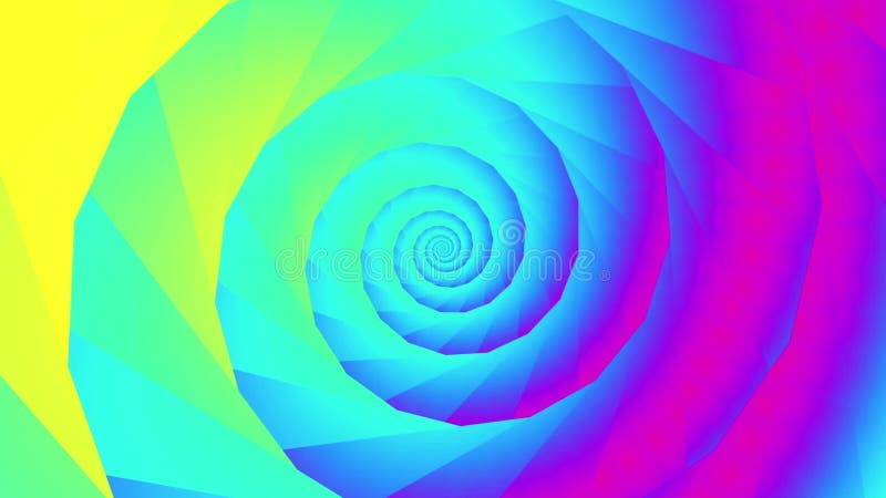 Endless Spiral. Seamless Loop Footage. Stock Video - Video of coil ...