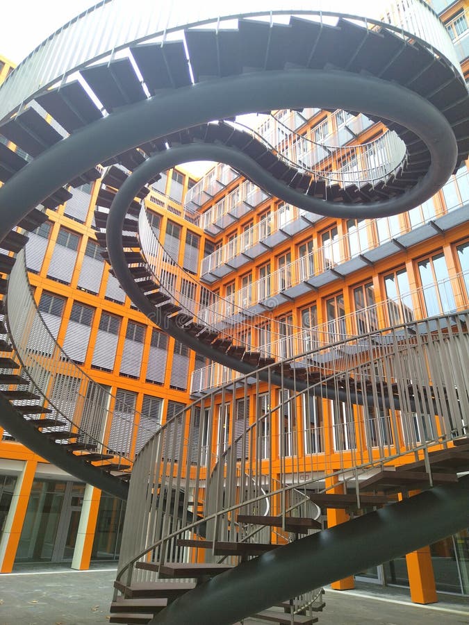 Endless staircase Munich stock image. Image of bavaria - 260831081