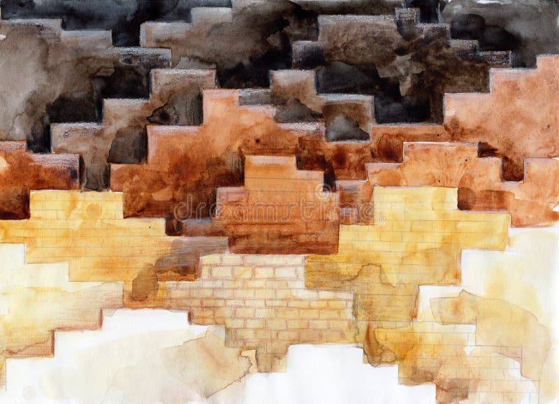 Endless steps stock illustration. Illustration of figure - 70286260