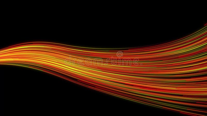 Endless Stream of Colored Lines Changing Shape Stock Footage - Video of ...