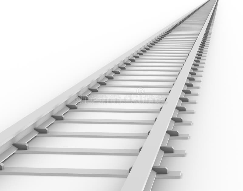 Endless Train track stock illustration. Illustration of checking - 19038287