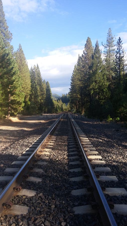 Endless Train Track stock photo. Image of tourism, landmark - 141285846