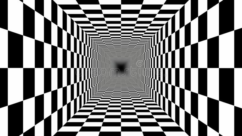 Circular Checkerboard Pattern Black and White Stock Vector ...