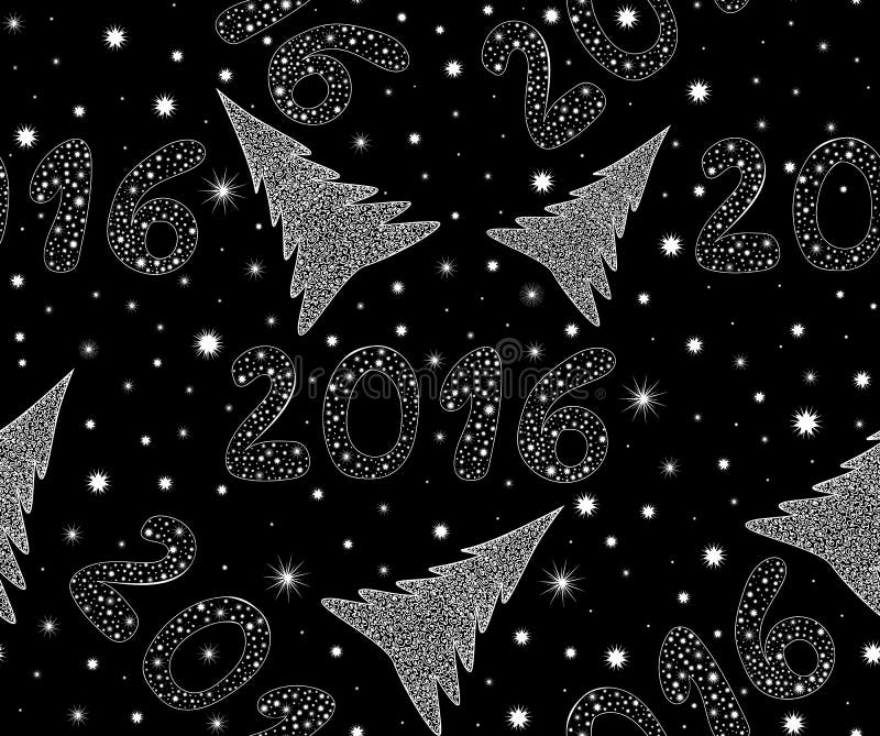 Endless Vector Seamless Pattern with Handwritten Text 2016 and ...