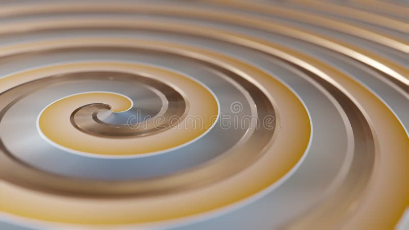 Endless Yellow Abstract Animation with Shallow Depth of Field Stock ...