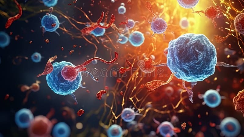 Endocrine System: Glands of Internal Secretion and Hormones Stock Photo ...