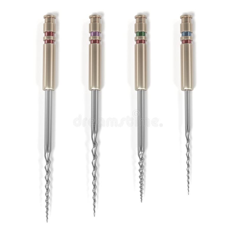 Endodoncy files stock illustration. Illustration of render - 81992647