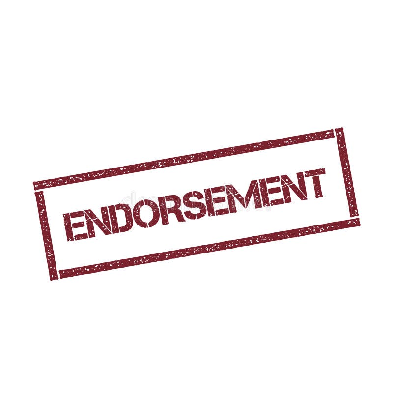 Endorsement Label Stamp Stock Illustrations – 242 Endorsement Label ...