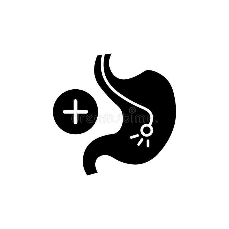 Endoscopy Icon Set. Gastrointestinal Endoscope Examing Vector Symbol in ...