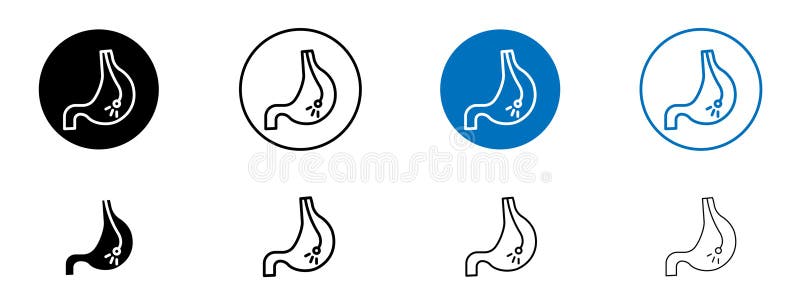 Endoscopy icon vector stock illustration. Illustration of medical ...