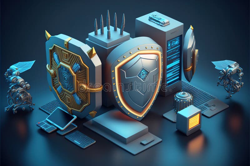 Endpoint Security - Endpoint Protection Stock Image - Image of digital ...