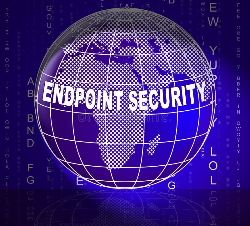 Endpoint Security Safe System Protection 3d Illustration Stock ...