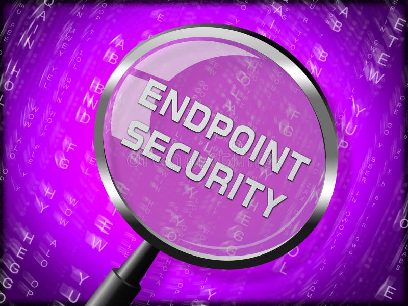 Endpoint Security Safe System Protection 3d Illustration Stock ...
