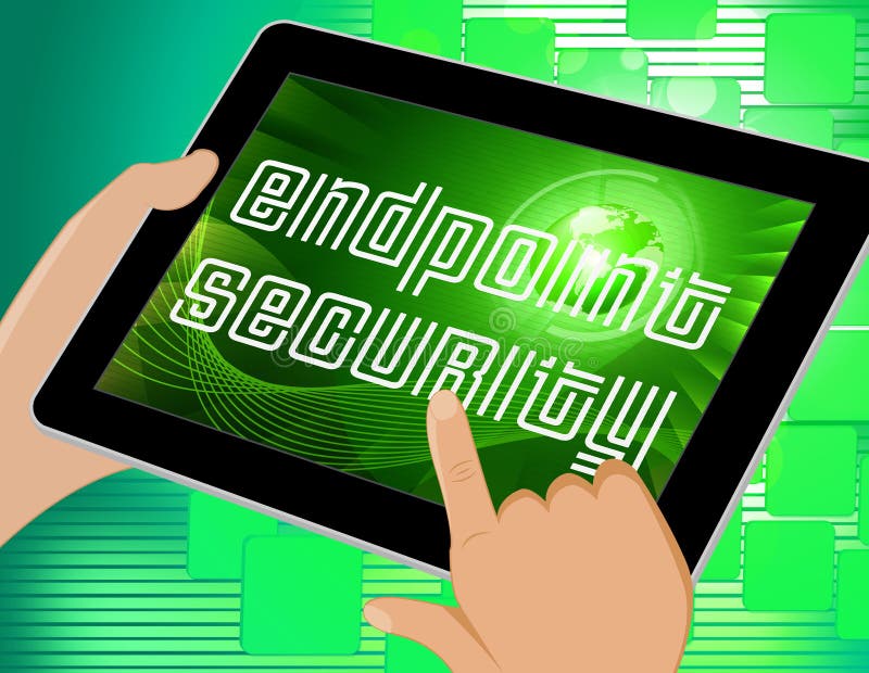 Endpoint Security Safe System Protection 3d Illustration Stock ...