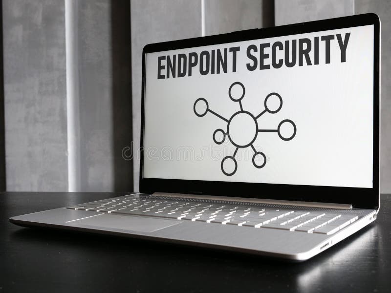 Endpoint Security is Shown Using the Text Stock Photo - Image of ...