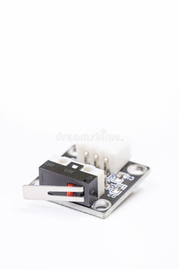Micro Limit Switch for Microwave Oven Door Stock Photo - Image of ...