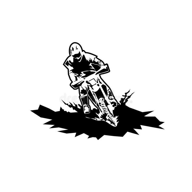 Illustration Vector Graphic Design of Motorcross Logo Stock Vector ...