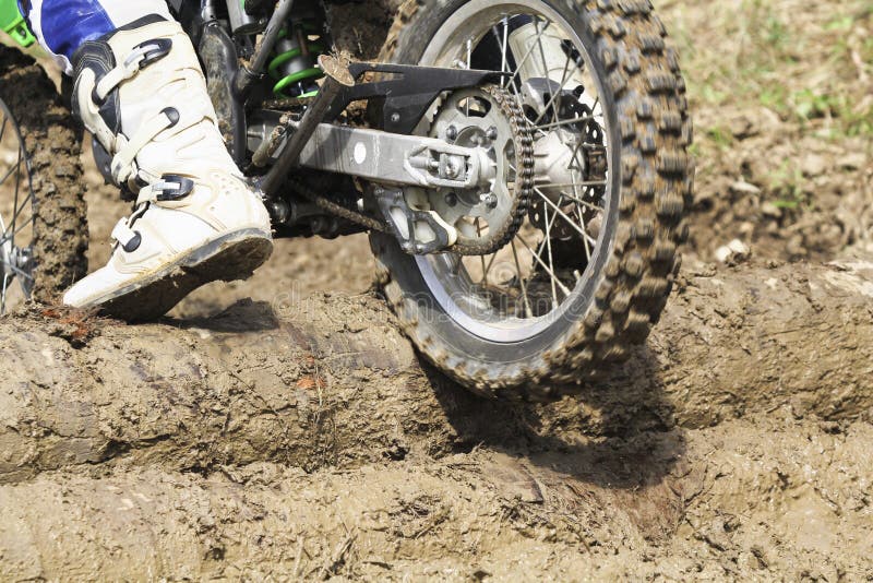 Enduro racer on the track stock photo. Image of race - 60352466