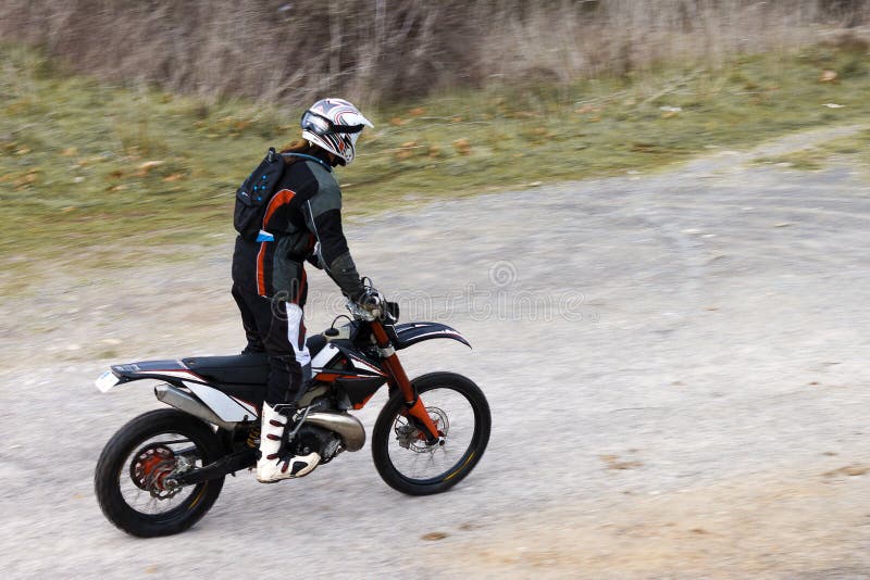 Enduro rider stock image. Image of equipment, motorbike - 29397111